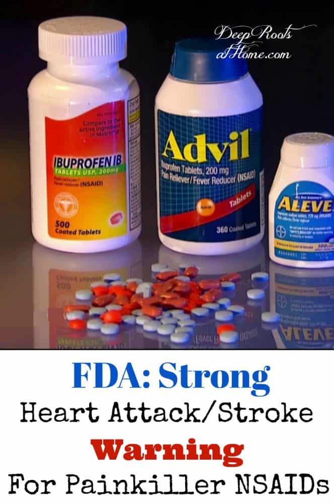 FDA: Stronger Heart Attack/Stroke Warning For Painkiller NSAIDs