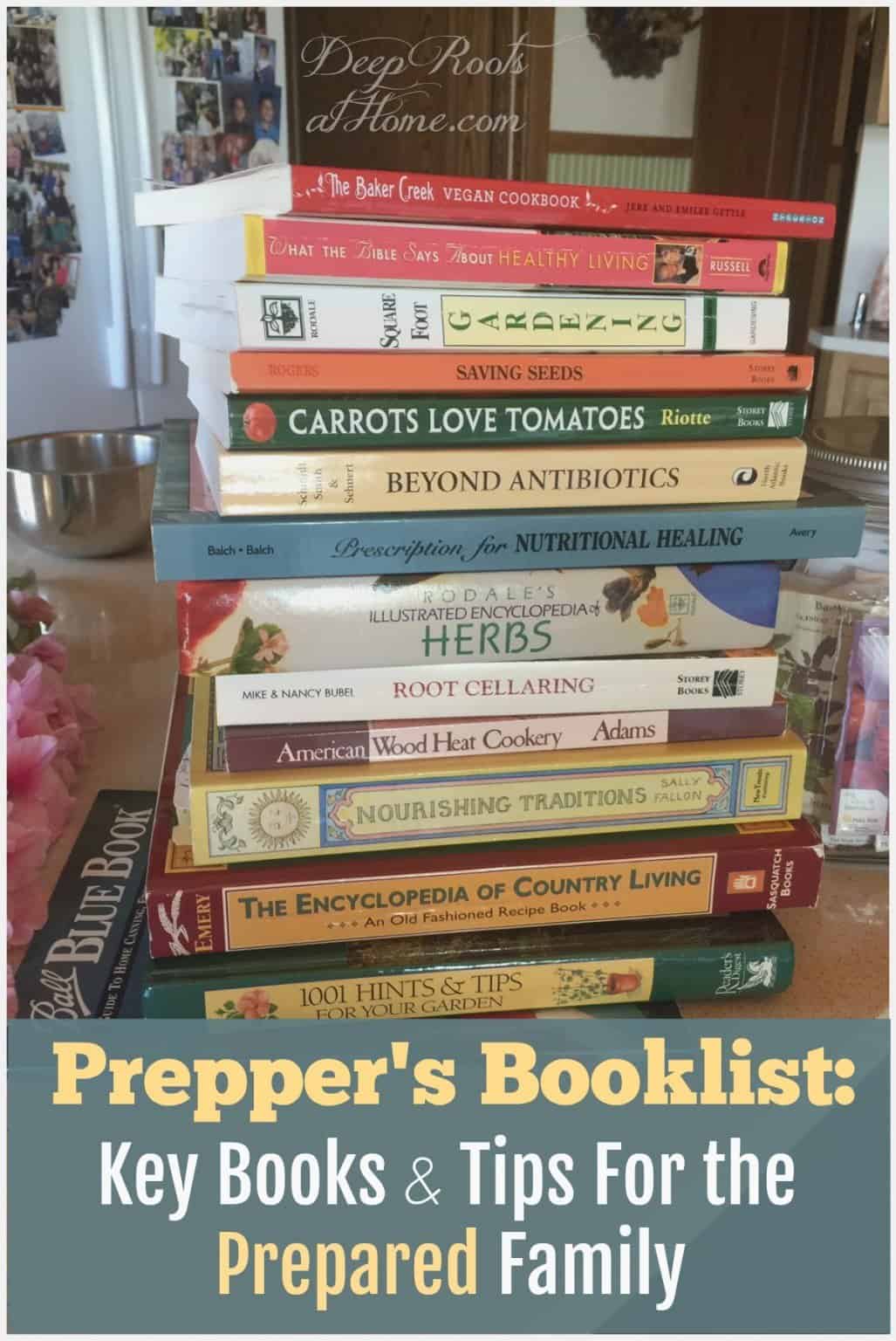 Prepper's Booklist: Key Books & Tips For the Prepared Family